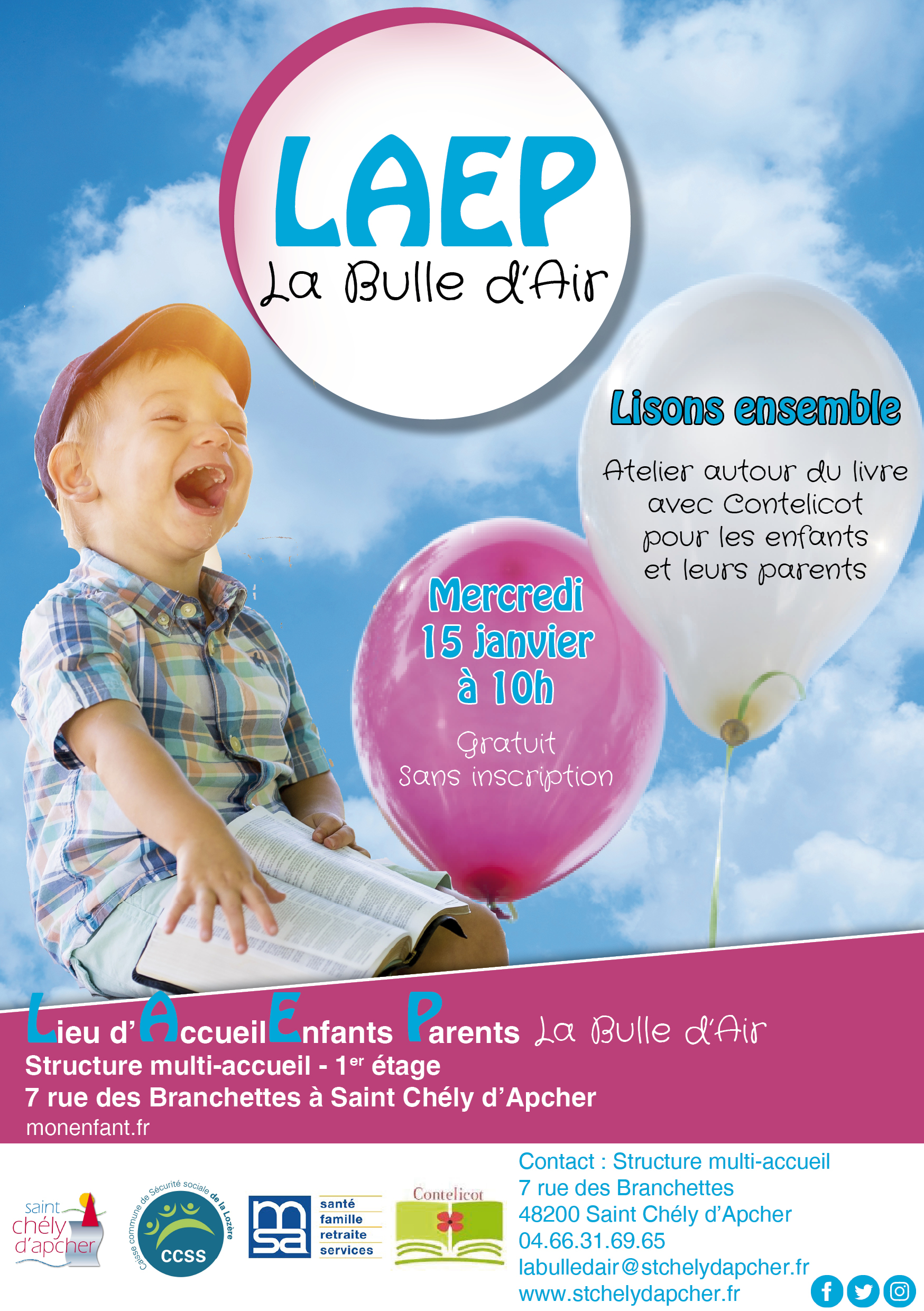 Ouverture du LAEP - Saint Chély d'Apcher